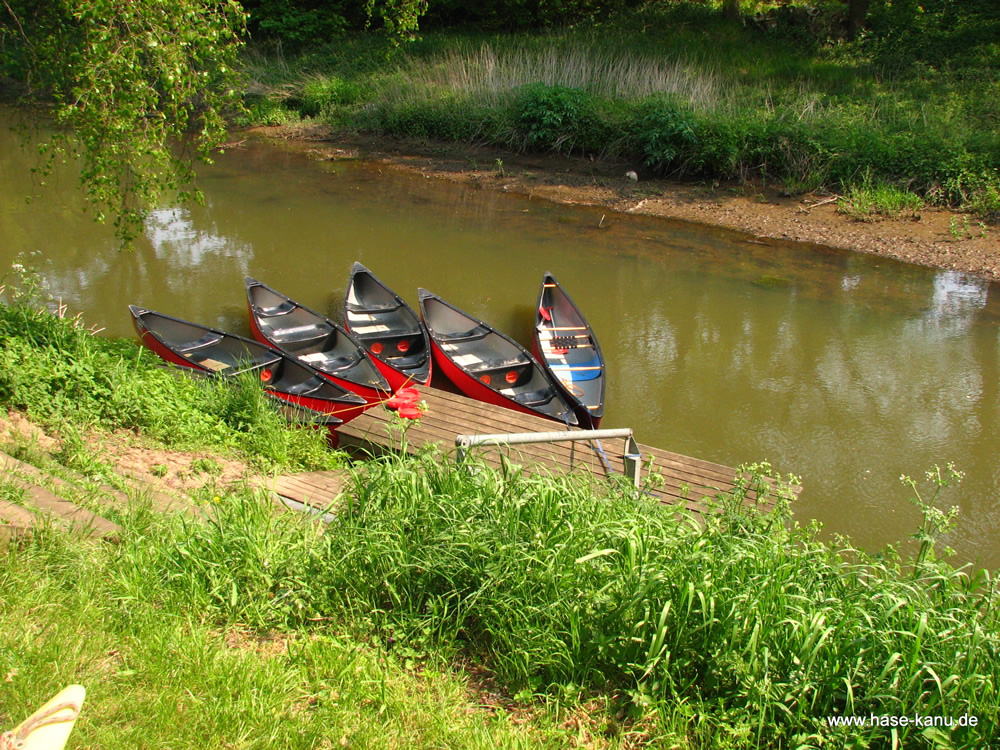 Bahn und Boot von Rieste nach Bersenbrück - Hase Kanu - Flusswandern ...